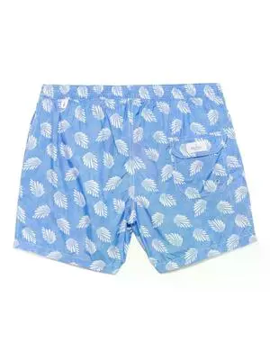 BARBA NAPOLI Printed Swim Shorts