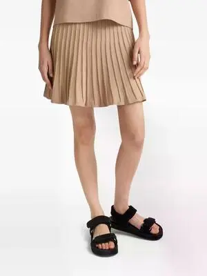 YVES SALOMON Mini Pleated Skirt