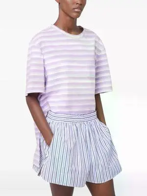 Rabanne Striped T-shirt - Pink