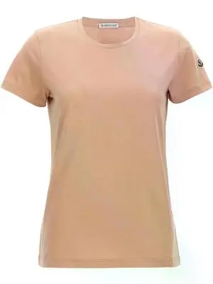 Moncler Cotton T-shirt - Pink