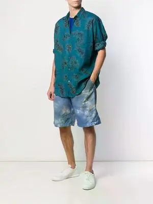 PAURA Tie-dye Bermuda Shorts