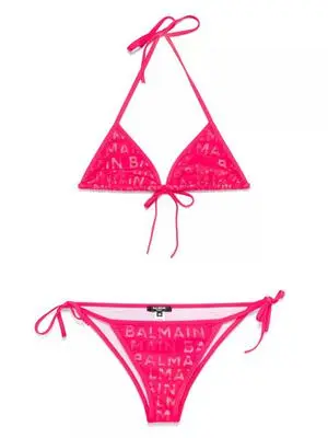 Balmain Logo-print Bikini