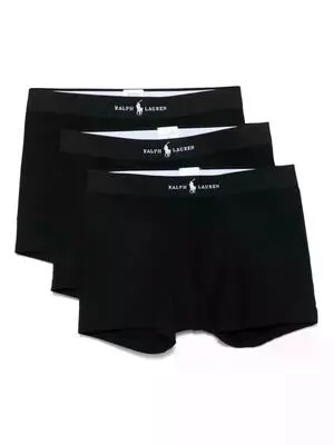 Polo Ralph Lauren Logo-waistband Boxers - Black