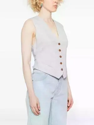 Philosophy Di Lorenzo Serafini Textured Waistcoat