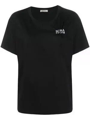 Nina Ricci Embroidered Logo T-shirt