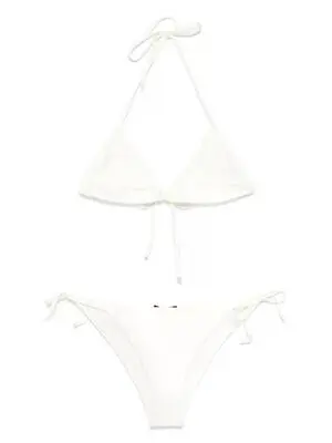 Balmain Logo-print Bikini - White