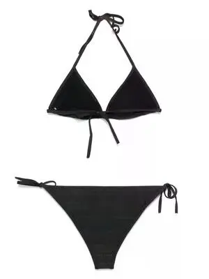 Balmain Logo-print Bikini - Black