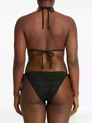 Balmain Logo-print Bikini - Black