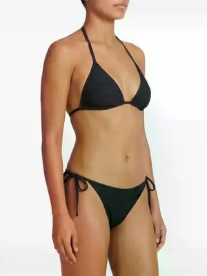 Balmain Logo-print Bikini - Black