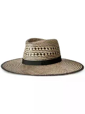MAISON MICHEL Charles Fedora Hat - Neutrals