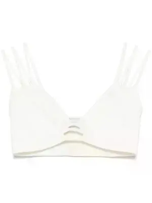 Viktor & Rolf Layered Cropped Top - White