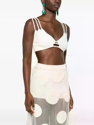 Viktor & Rolf Layered Cropped Top - White