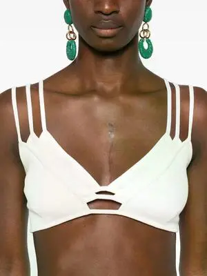 Viktor & Rolf Layered Cropped Top - White