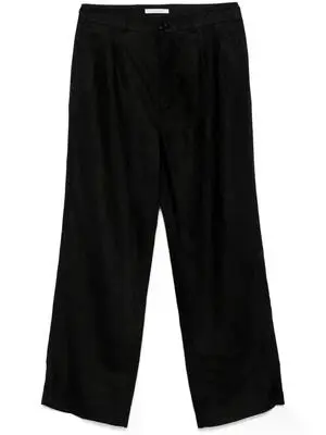 SUNFLOWER Pleated Linen Trousers