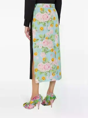 Moschino Panelled Midi Skirt