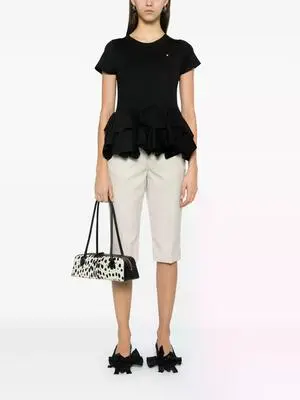 Viktor & Rolf Peplum-hem T-shirt - Black