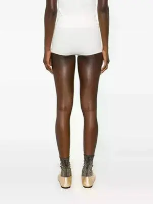 Viktor & Rolf Layered-effect Mini Shorts - White