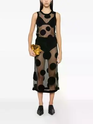 Viktor & Rolf Polka-dot Tank Top - Black