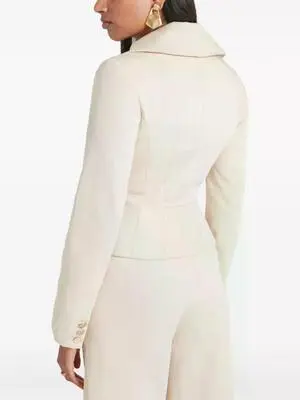 TEMPERLEY LONDON Castell Cropped Blazer - Neutrals