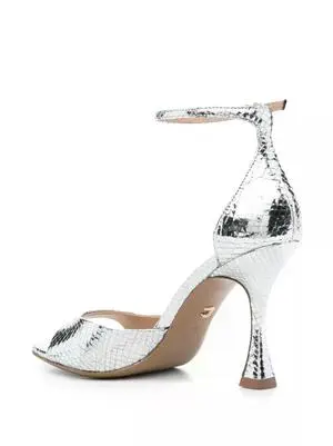 Lola Cruz 100mm Kumala Sandals - Silver