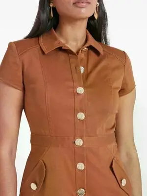 TEMPERLEY LONDON Castell Dress - Brown