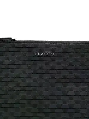ORTIGNI Leather Briefcase - Black