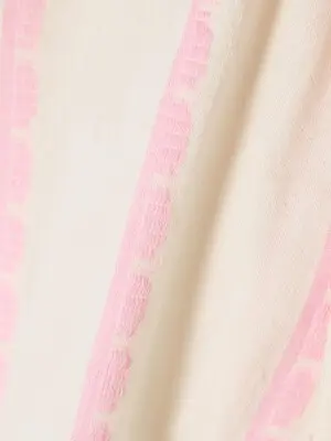 LEMLEM Safia Striped Cotton Shorts - Neutrals