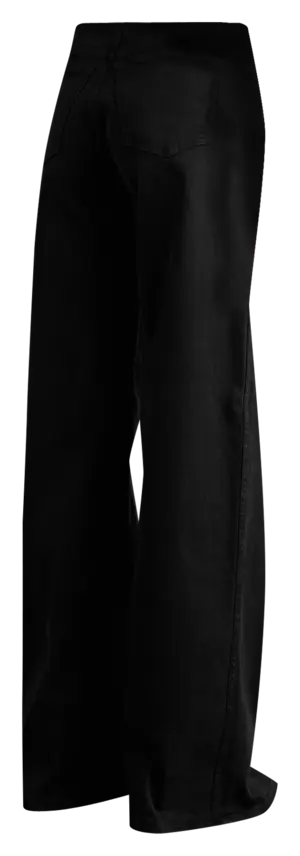 Khaite Dane High-rise Wide-leg Jeans - Black