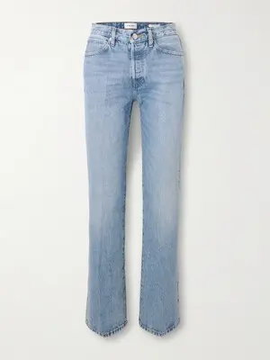 FRAME The Vertical Straight-leg Jeans - Blue