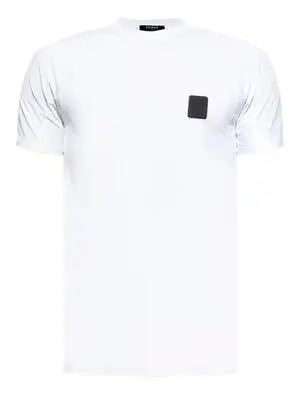 Balmain Logo-patch T-shirt - White