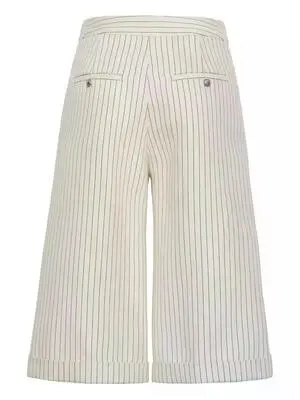 Adam Lippes Pinstripe Twill Shorts