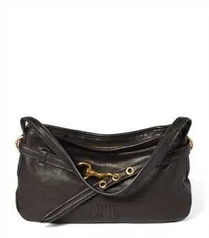 Miu Miu Nappa Leather Aventure Shoulder Bag