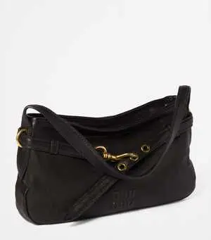 Miu Miu Nappa Leather Aventure Shoulder Bag