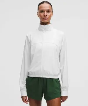 Lululemon Court Rival Tennis Track Jacket White/white