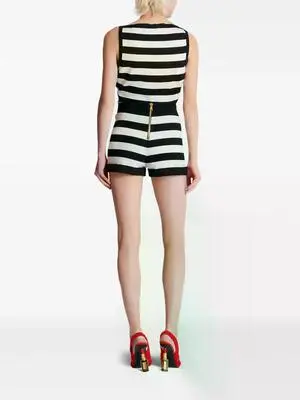 Balmain Matiniere Striped Shorts
