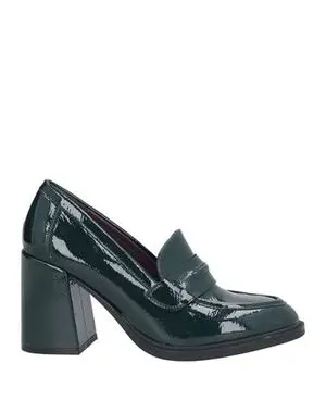 APEPAZZA Leather Loafers - Green