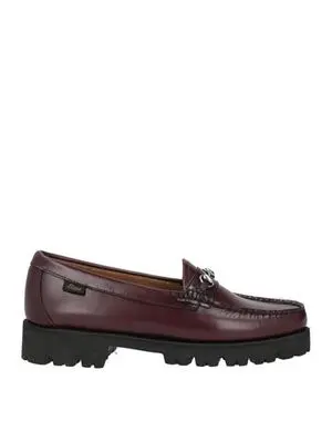 WEEJUNS BY G.H. BASS & CO G. H. Bass & Co. Leather Loafers With Horsebit Detail - Red