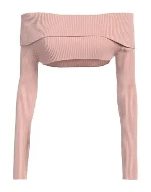 Elisabetta Franchi Off-the-shoulder Ribbed Knit Top