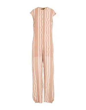 Armani Exchange Multicolor Crepe Jumpsuit