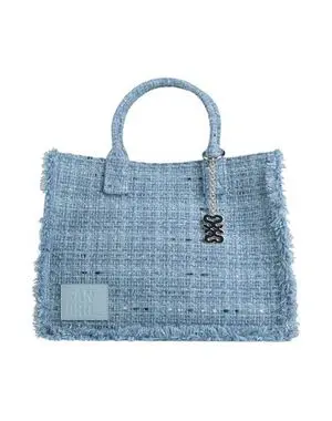 Sandro Tweed Shopper Bag - Blue