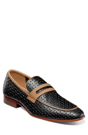 Stacy Adams Textured Loafers