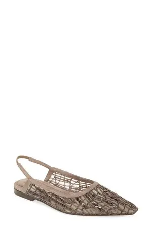 Brunello Cucinelli Slingback Flats For Women