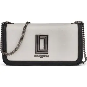 Karl Lagerfeld Paris KARL LAGERFELD PARIS Kosette Crossbody Bag White/black
