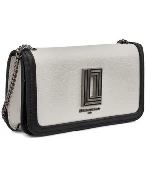 Karl Lagerfeld Paris Kosette Crossbody Bag - White/black