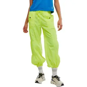 Free People Set Me Free Pants - Highlighter