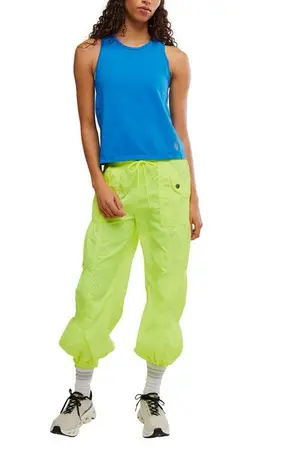Free People Set Me Free Pants - Highlighter