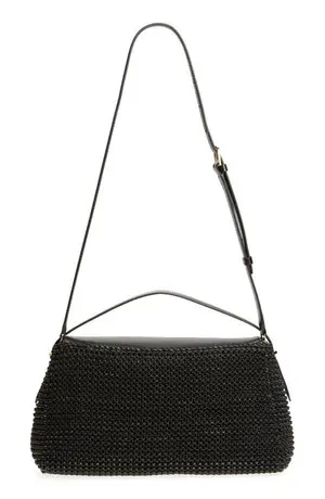 TOTEME T-lock Woven Top Handle Bag