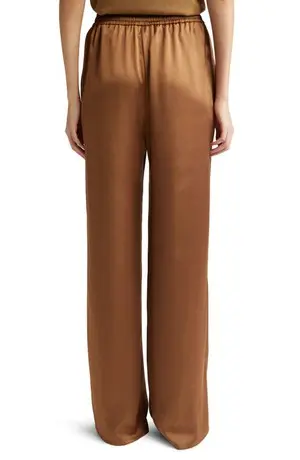 Herno Raso Satin Flare Leg Pants