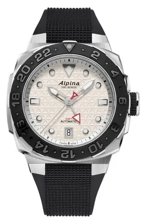 ALPINA Seastrong Diver Extreme Automatic Gmt Watch - Silver-tone
