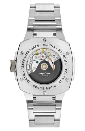 ALPINA Extreme Automatic Bracelet Watch - Silver-tone